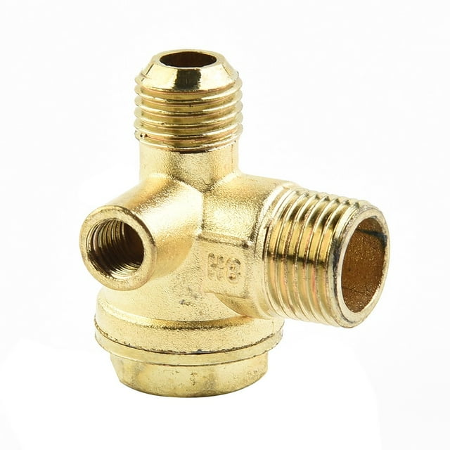 3 Port Check Valve Zinc Alloy Male Thread Connector Tool For Air ...