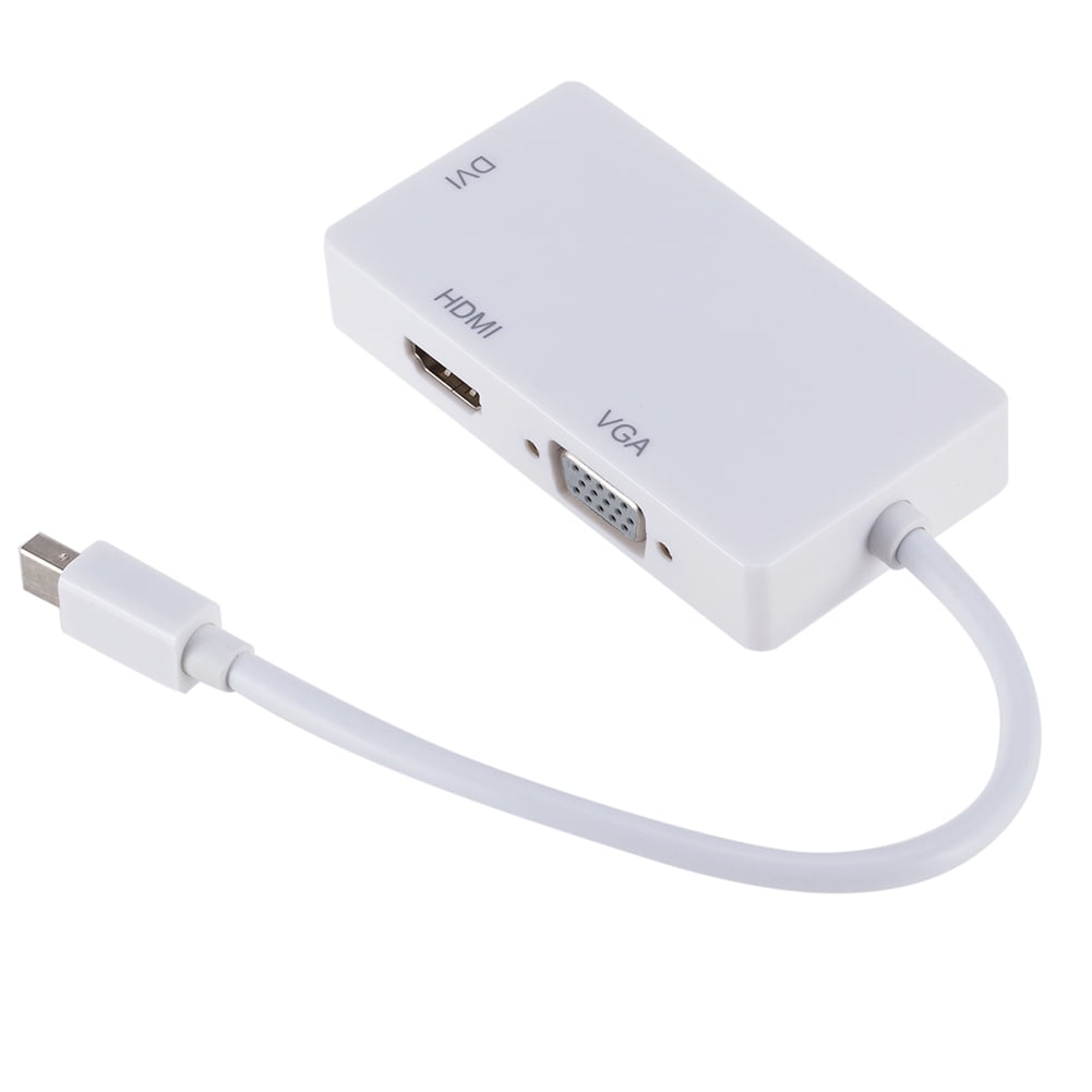 3 Port Converter Male 20Pin Input HDMI/VGA/DVI Adapter Thunderbolt DP ...
