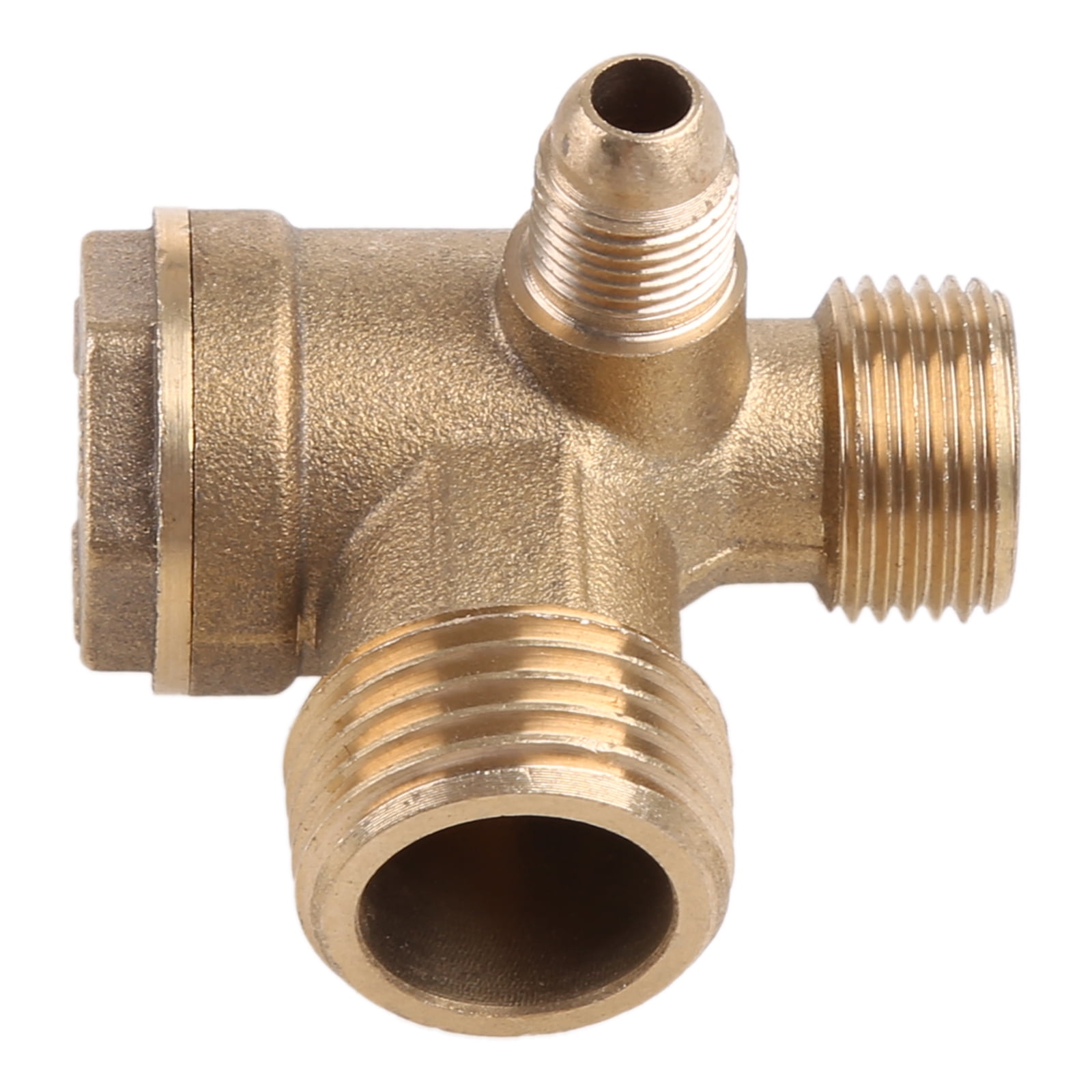3 Port Copper Air Compressor Check for Male Threaded Tube Connector ...