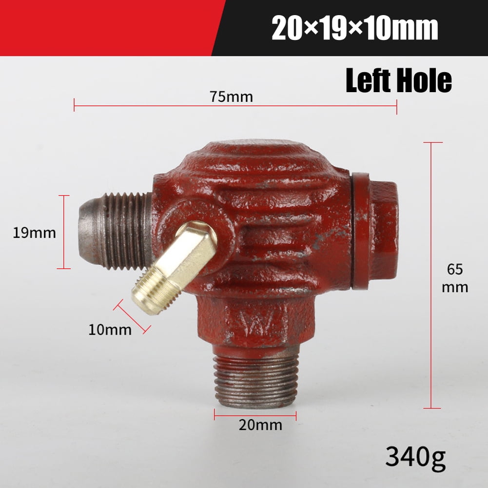 3 Port Iron Male Thread Check Valve Connector Tool for Air Compressor ...