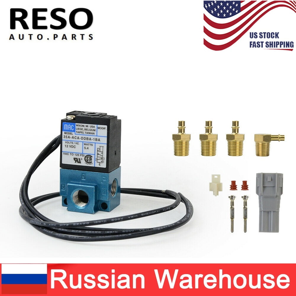 3 Port MAC ECU Solenoid Valve, Electronic Turbo Boost Control, DC12V 5 ...