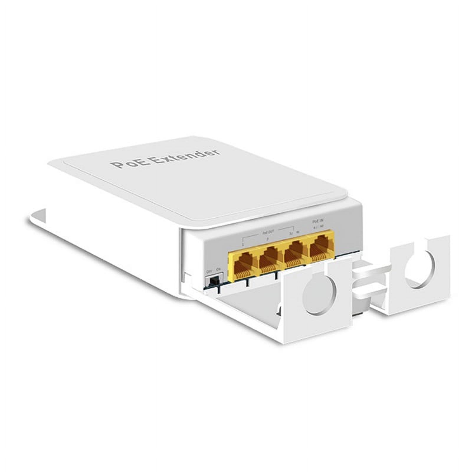 3-Port Outdoor PoE Gigabit Extender 1 in 3 Out PoE Repeater with ...
