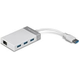 3-Port USB 3.0 Hub, TU3-ETGH3, Compact USB to Ethernet Adapter, 3 x USB ...