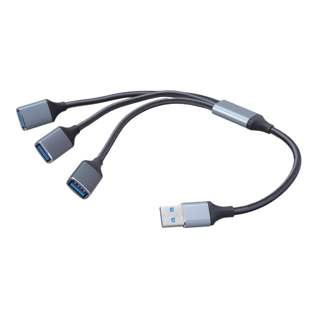 3 Port USB Y Splitter Cable Male To Female Supports Charging 480mbps ...
