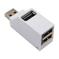 3 Port USB2.0 Hubs Splitter Portable Expander for Laptop Car Tablet Air ...