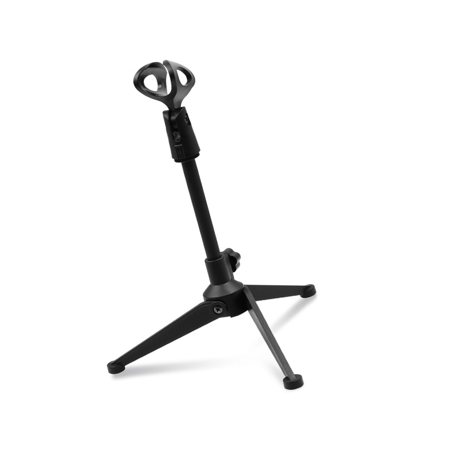 3. Portable Metal Tripod Mic Stand with Secure Clamp & Silicone Pads ...
