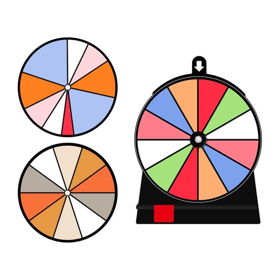 3. Portable Spin-the-Wheel Game Set with Bright Visuals & Erasable ...