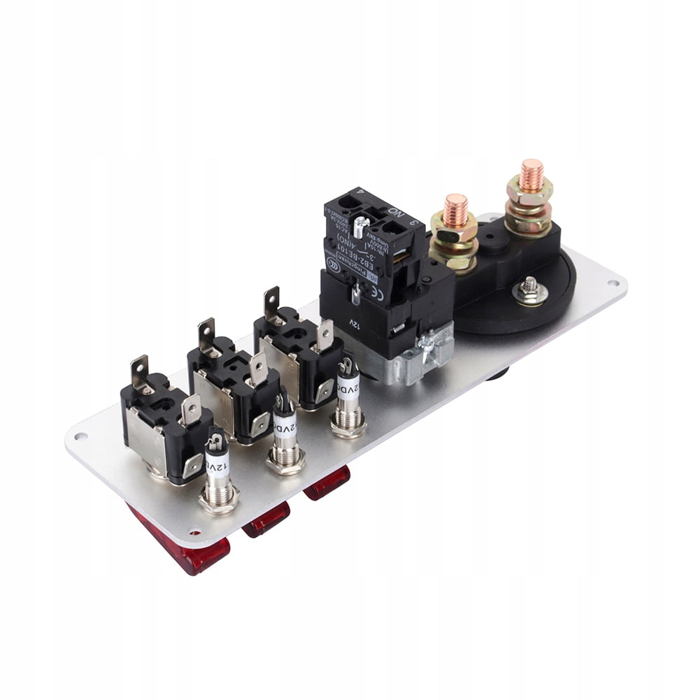 3-Position 12-24V Flip-Cover Ignition Switch Panel Start Button ...