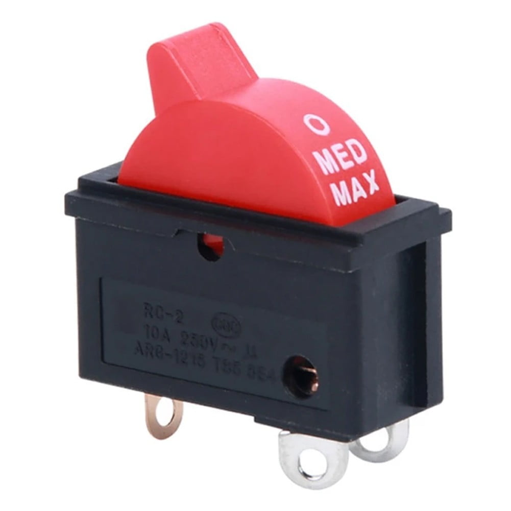 3 Position Spdt Toggle Switch Hair Dryers Snap-In Switches Easy To ...