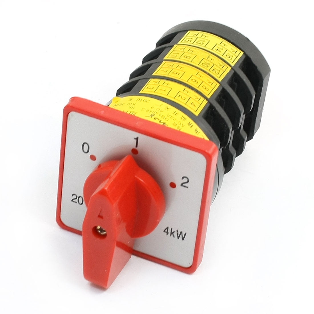 3 Positions 4Pole Change Over Control Cam Switch Ui380V Ith 20A 4KW ...