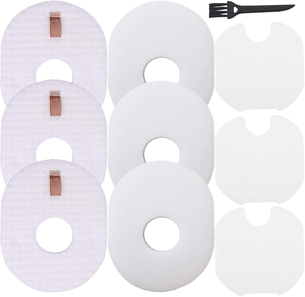 3 Post + 3 Foam & Felt Filters Kit Replacement for Shark Rocket Ultra ...