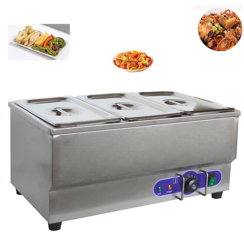 3-Pot Food Warmer Restaurants Hotels Food Soup Buffet Steam Table ...