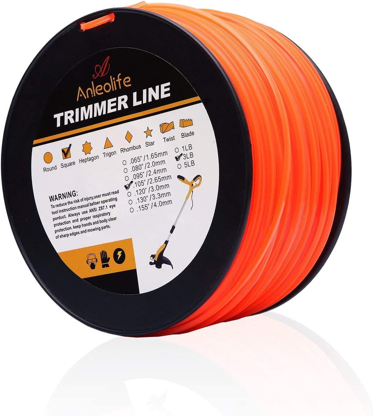 Universal .105-Inch 625-ft Commercial String Trimmer Line with Bonus ...