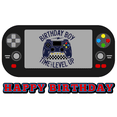 3" Pre-Cut Round Multicolor Birthday Boy Gamer Controller Edible Image ...