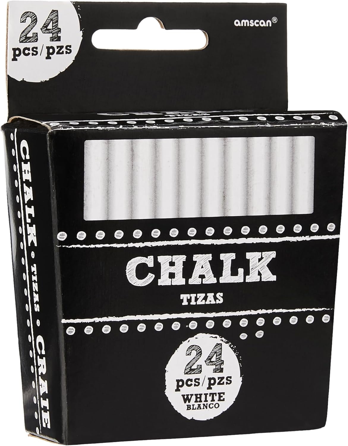 3" Premium White Chalk Sticks - Walmart.com