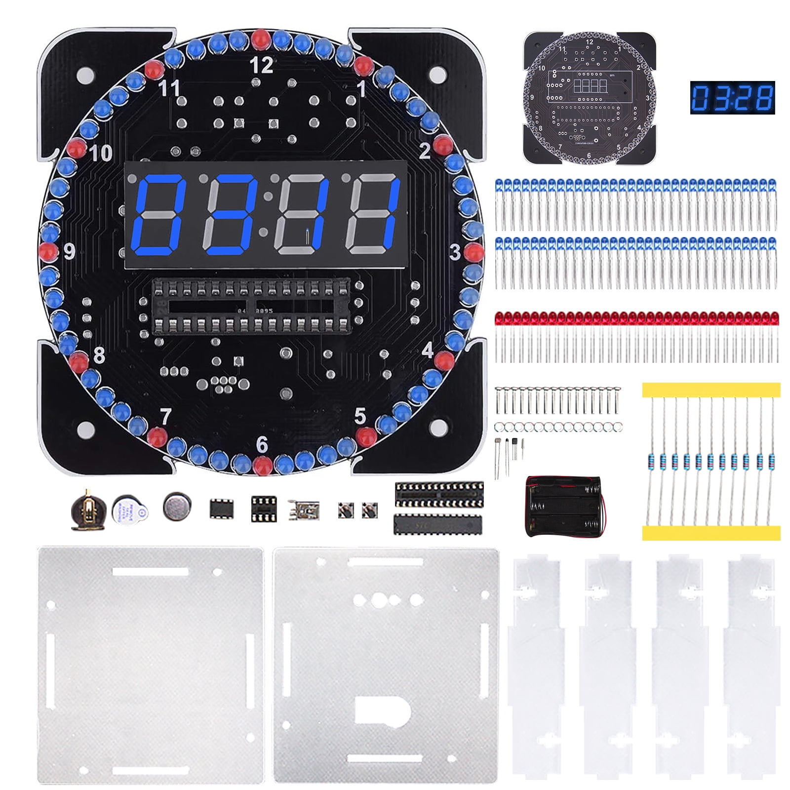 3. Programmable Digital Tube Clock Featuring Auto Brightness, Offline ...