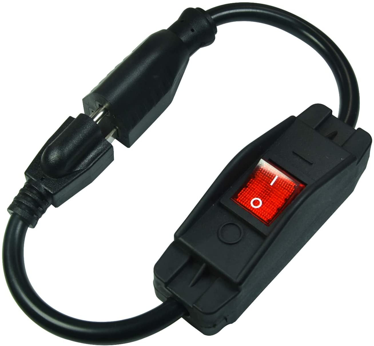 3-Prong Extension Cord,1625W Heavy Duty Short Extension Cable With On ...