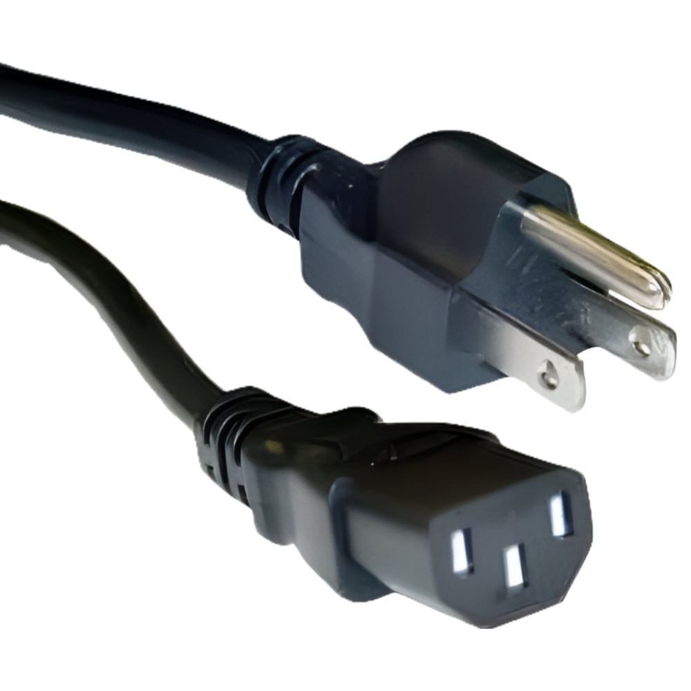 Samsung 3-Prong Plug Cable Power Cord for LCD TV, Computers, Monitors ...