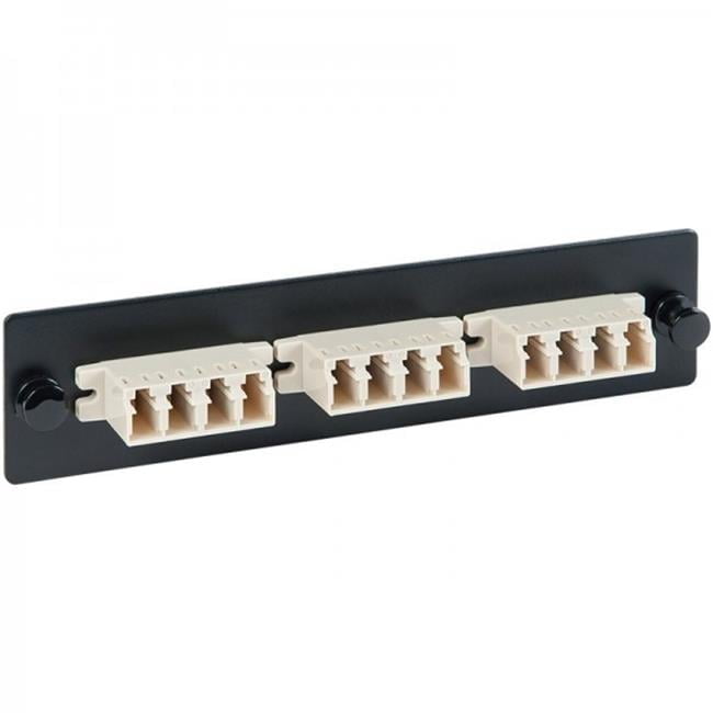 3 Quad LC 12F MM Adapter Panel - Beige - Walmart.com