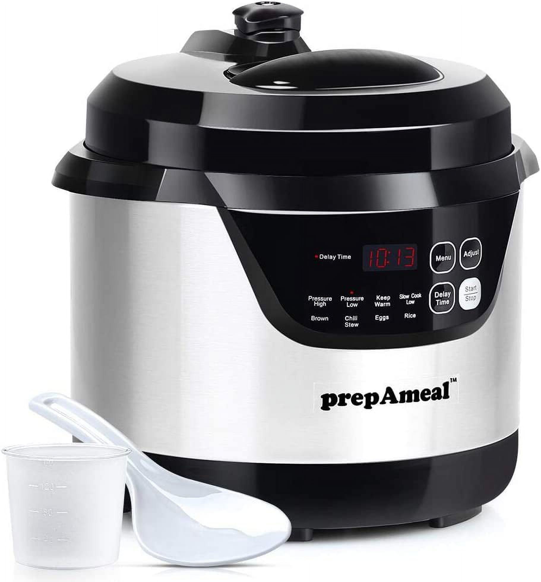 3 Quart Pressure Cooker 8 IN 1 Multi Use Programmable Instant Cooker ...