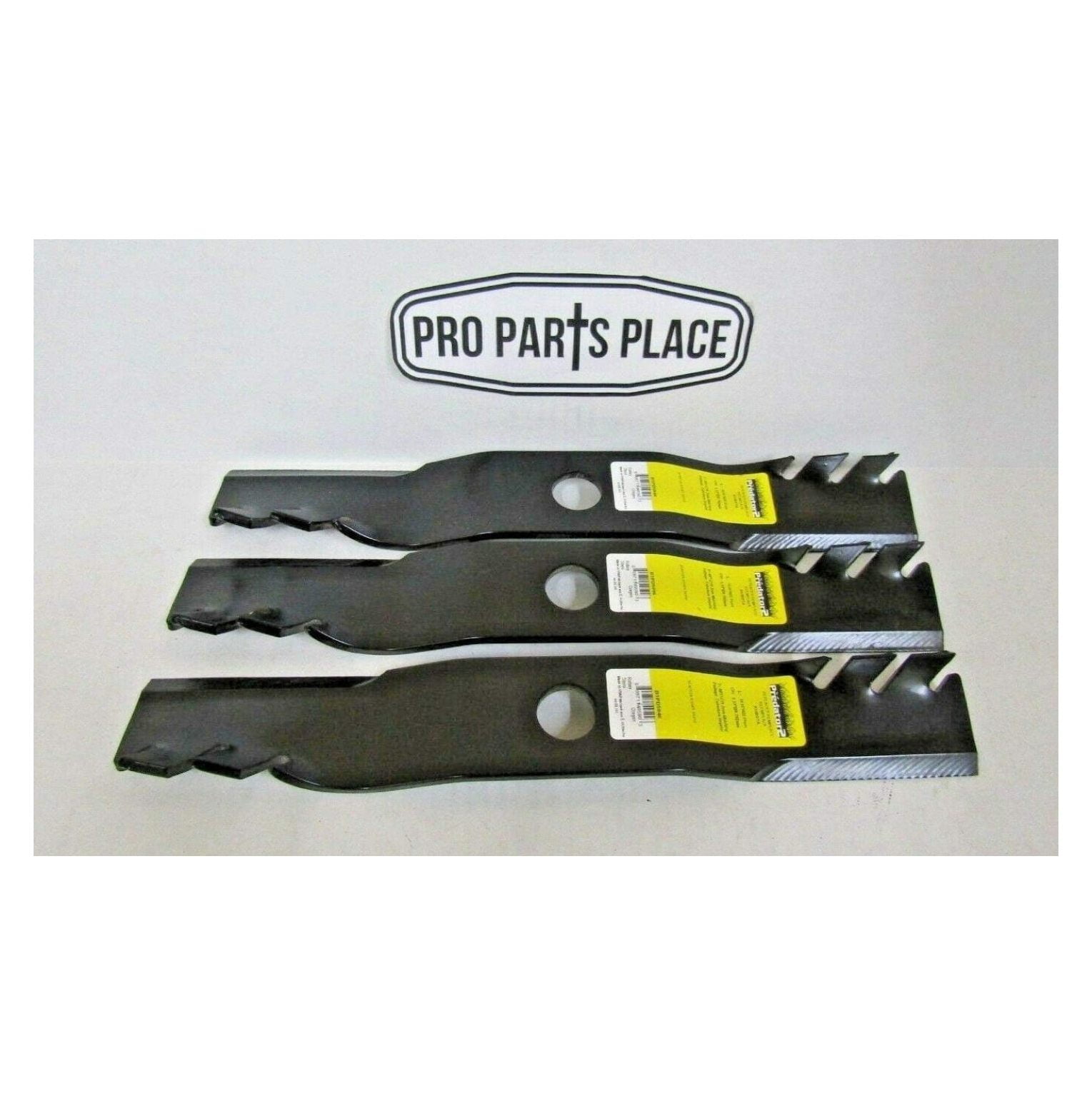 3 REPL USA XHT Blades KUBOTA K5583-34350 Z723 Z724 16.65" W/ 1-1/8 ...