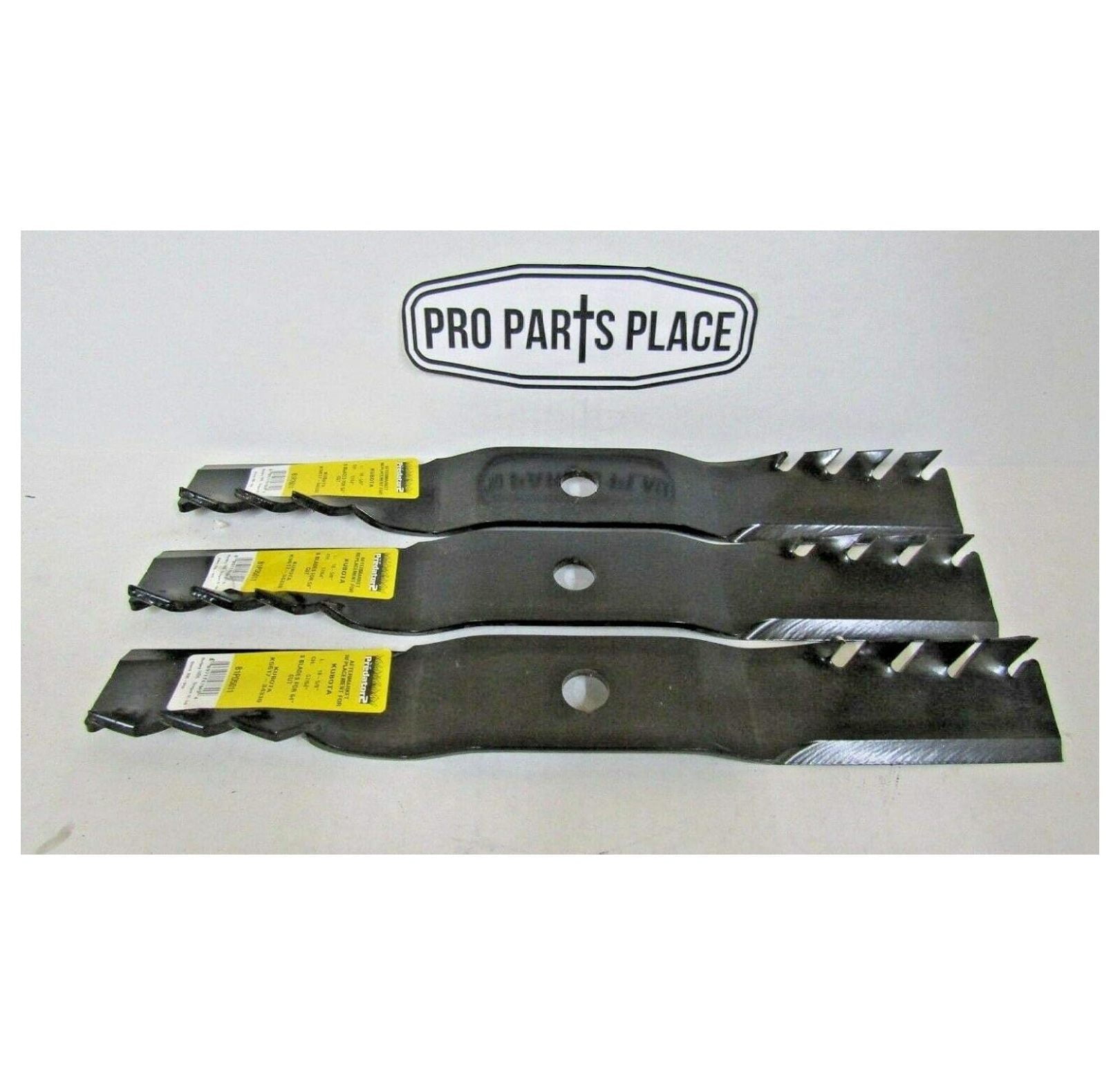 3 REPL USA XHT Predator Blades KUBOTA K5231-92340 K5617-97590 54 ...