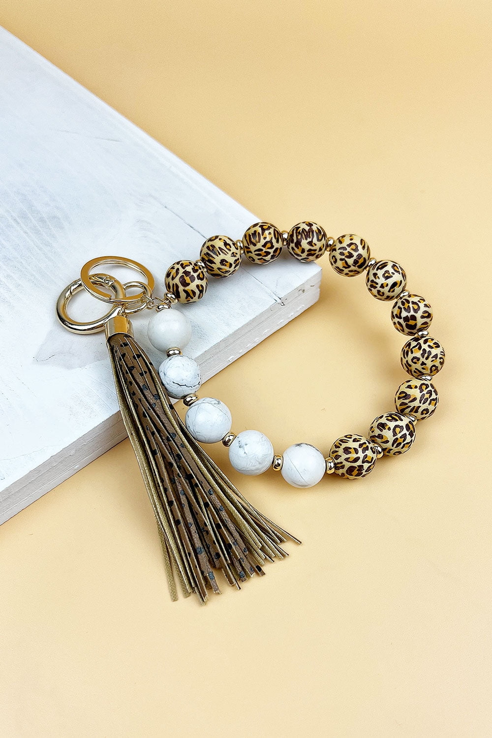 3" ROUND SHAPED SEMI-PRECIOUS STONE KEYCHAIN - Walmart.com