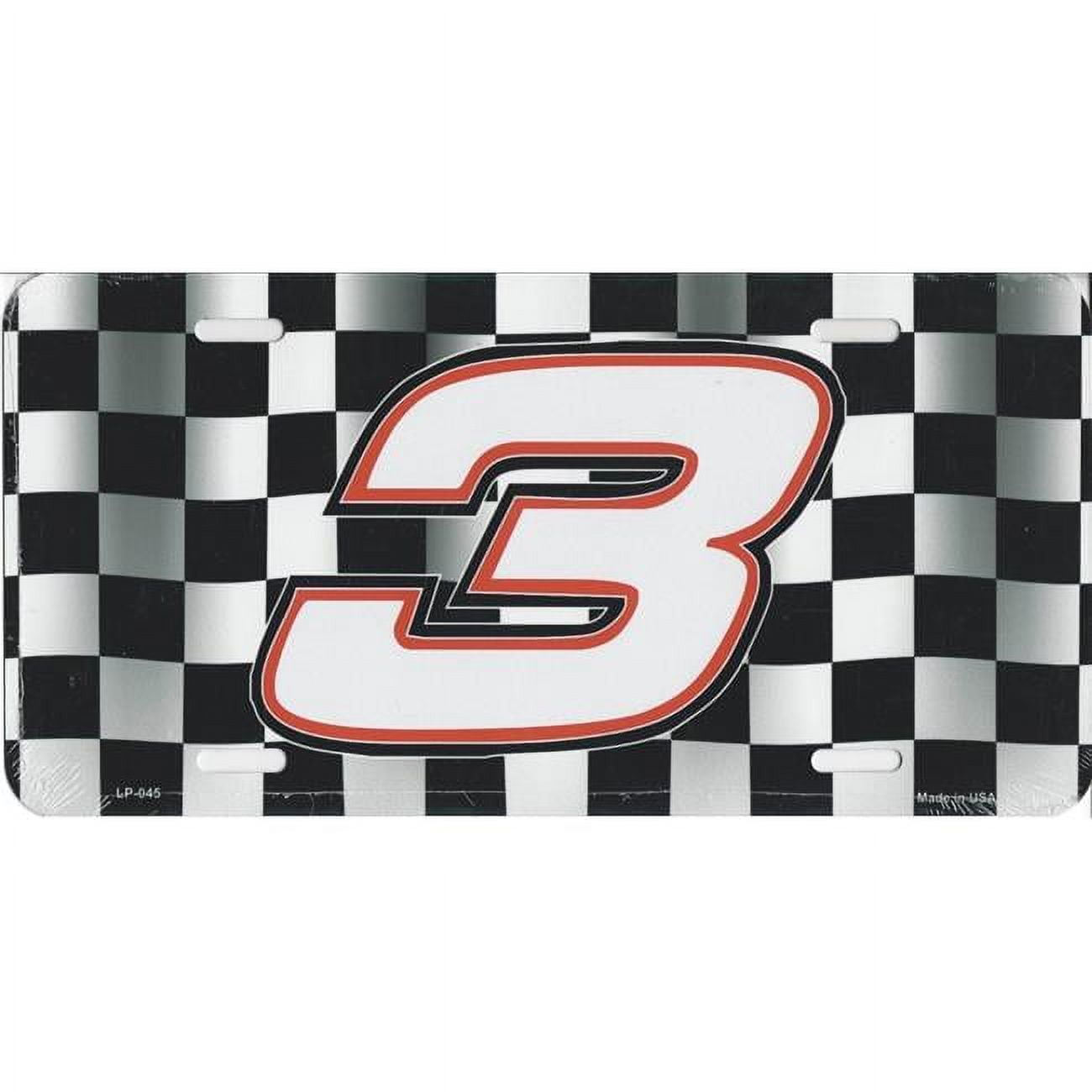 #3 Racing License Plate - Walmart.com