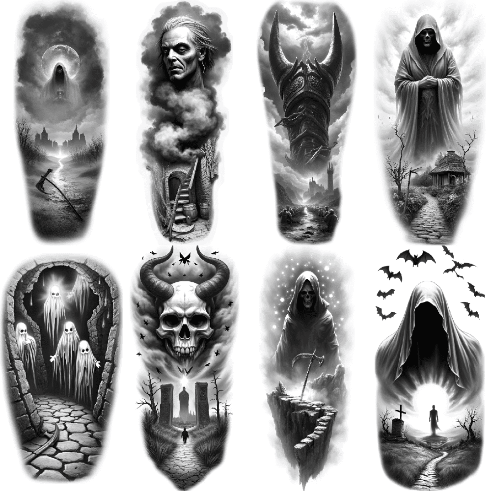 3 Realistic Temporary Tattoos Waterproof Long Lasting Body Stickers ...