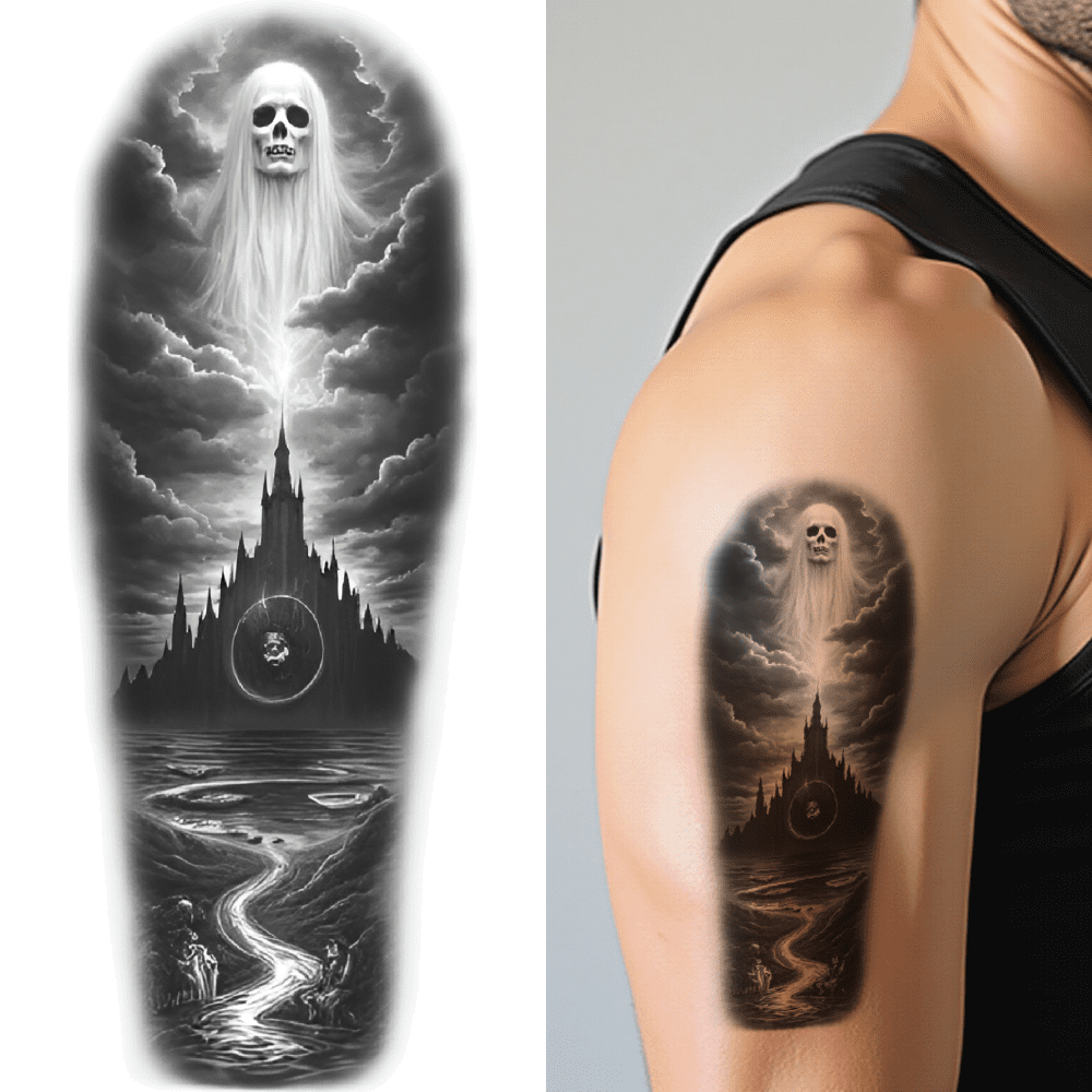 3 Realistic Temporary Tattoos Waterproof Long Lasting Body Stickers ...
