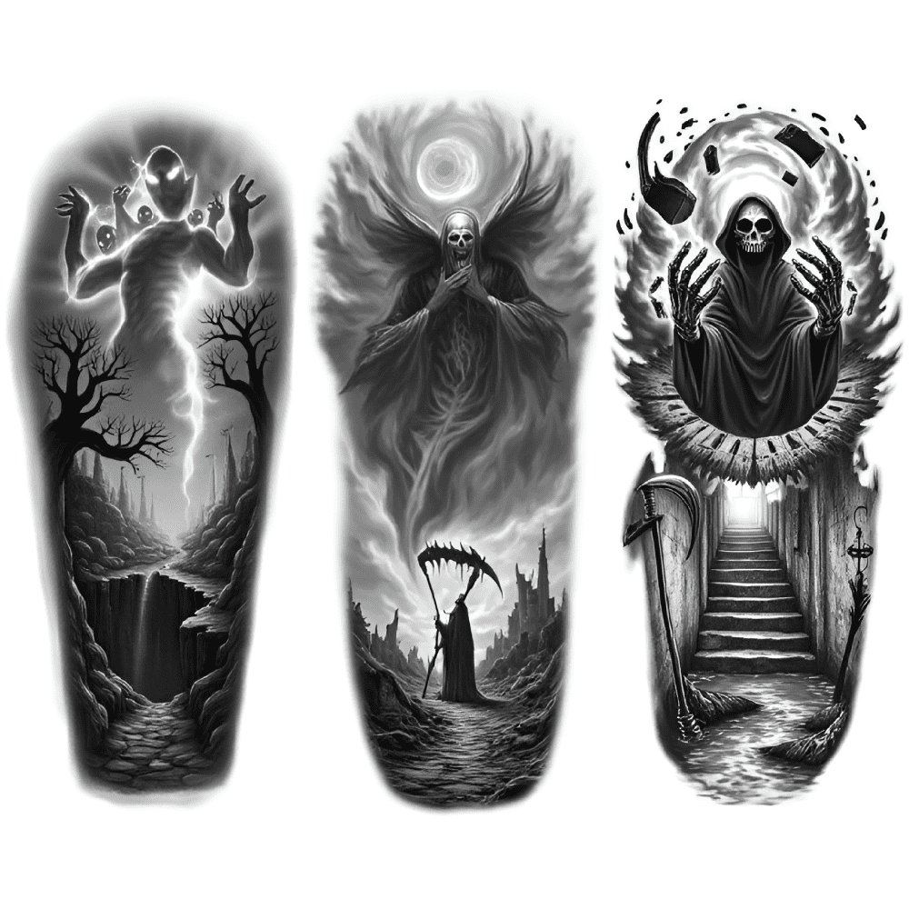 3 Realistic Temporary Tattoos Waterproof Long Lasting Body Stickers ...
