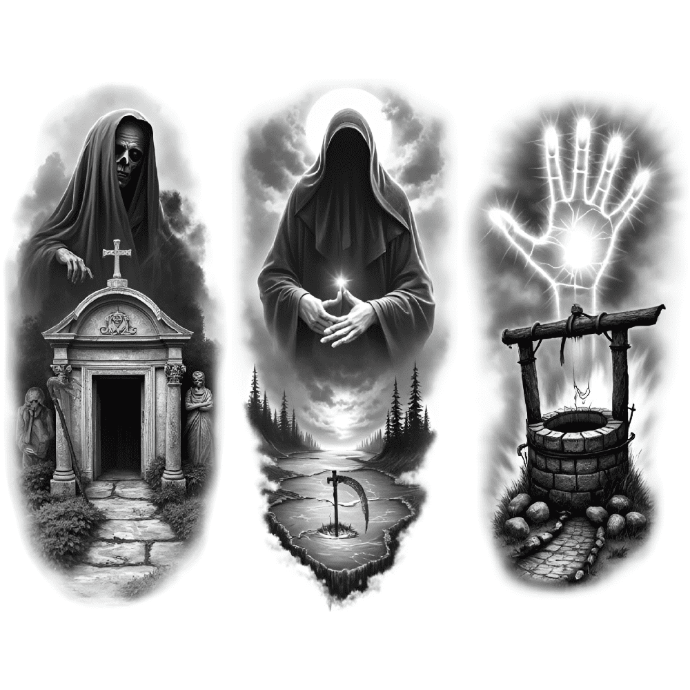 3 Realistic Temporary Tattoos Waterproof Long Lasting Body Stickers ...