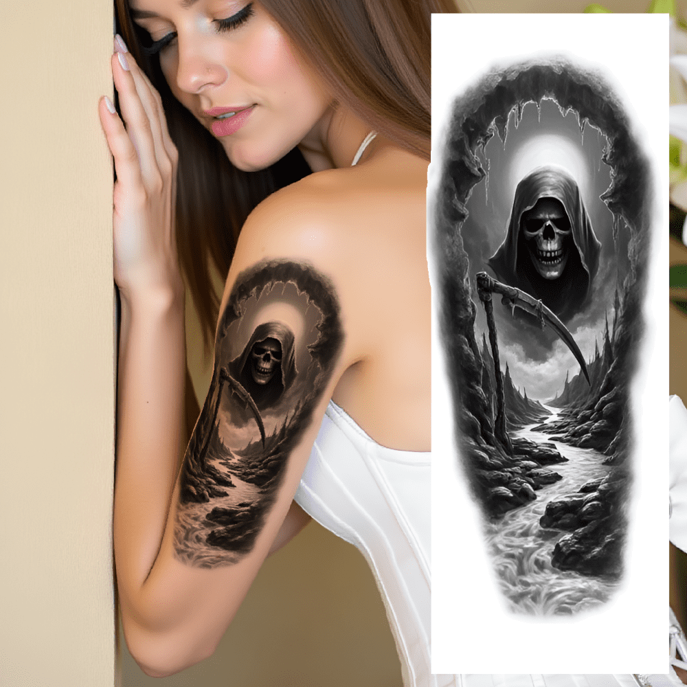 3 Realistic Temporary Tattoos Waterproof Long Lasting Body Stickers ...