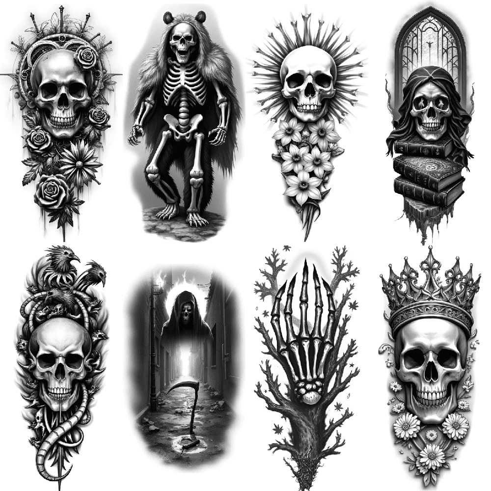 3 Realistic Temporary Tattoos Waterproof Long Lasting Body Stickers ...