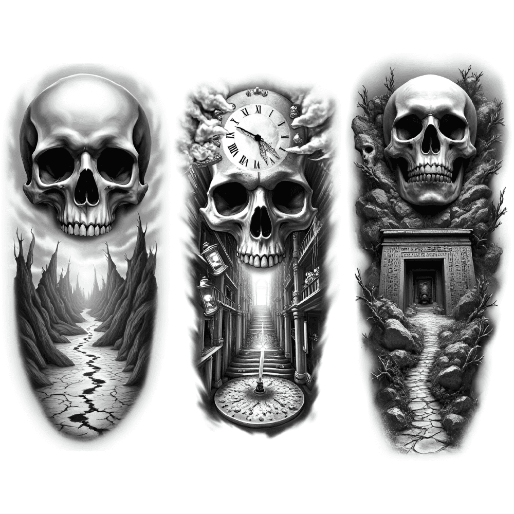 3 Realistic Temporary Tattoos Waterproof Long Lasting Body Stickers ...