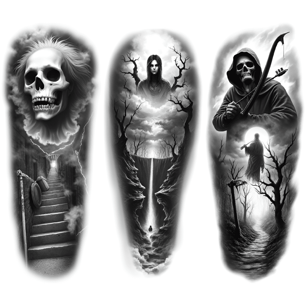 3 Realistic Temporary Tattoos Waterproof Long Lasting Body Stickers ...