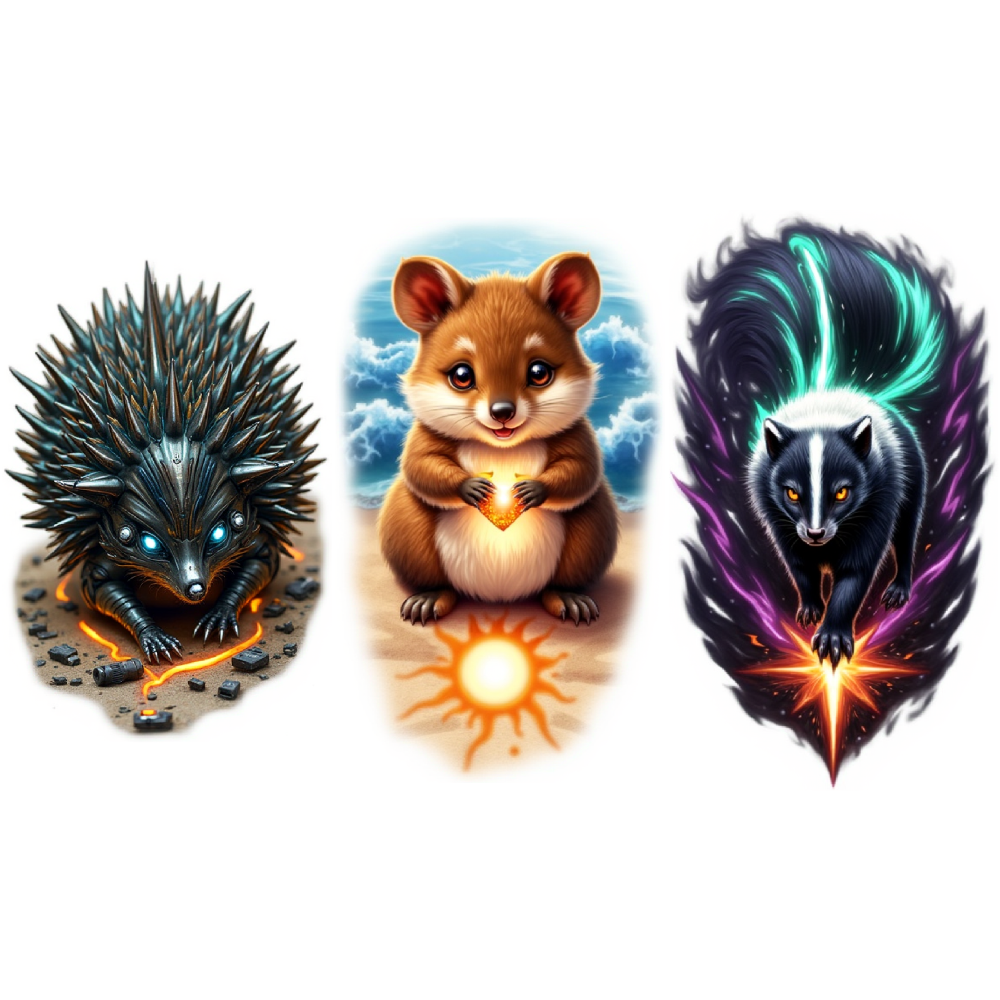 3 Realistic Temporary Tattoos Waterproof Long Lasting Body Stickers ...