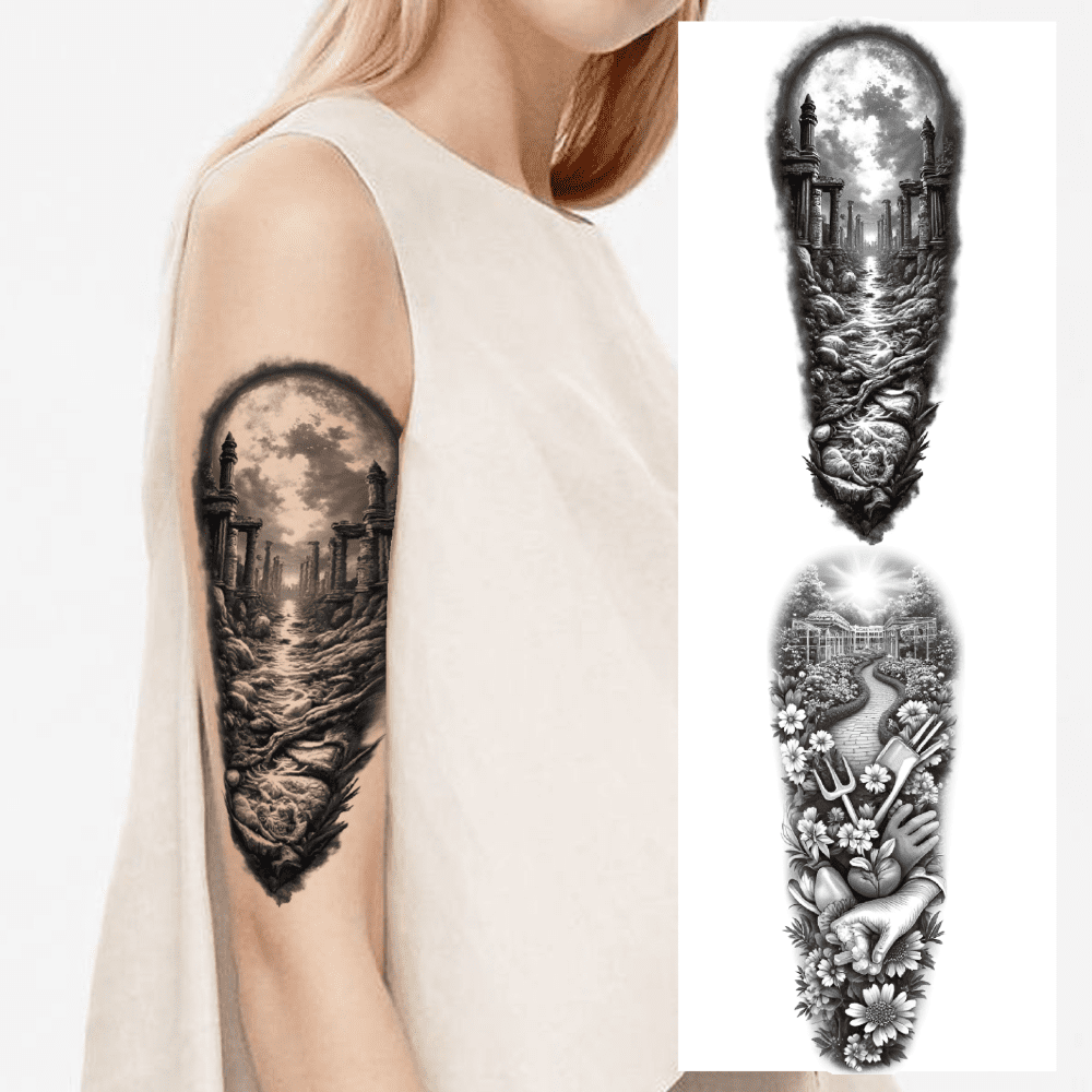 3 Realistic Temporary Tattoos Waterproof Long Lasting Body Stickers ...