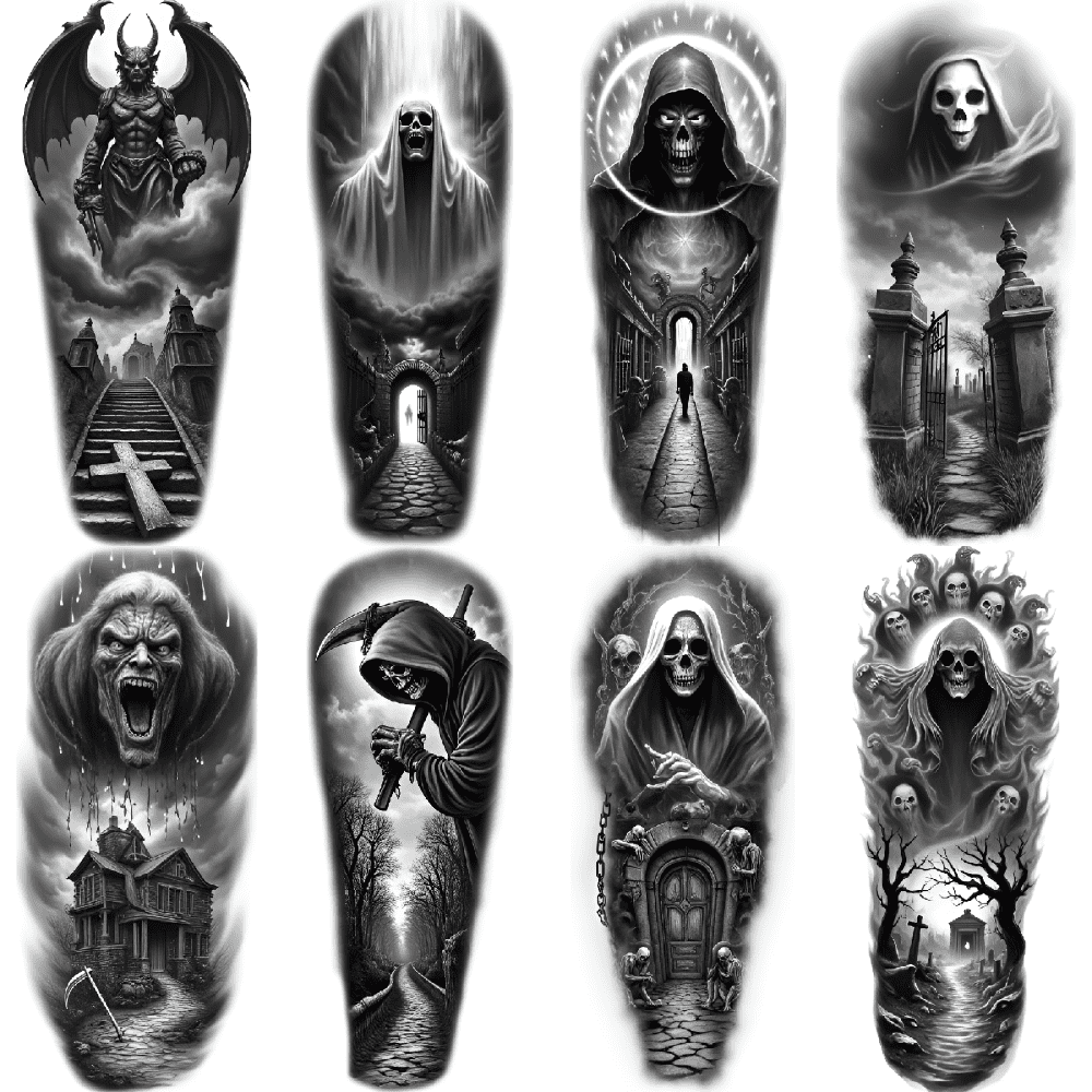 3 Realistic Temporary Tattoos Waterproof Long Lasting Body Stickers ...