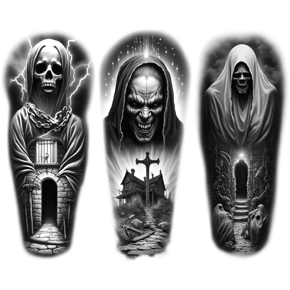 3 Realistic Temporary Tattoos Waterproof Long Lasting Body Stickers ...