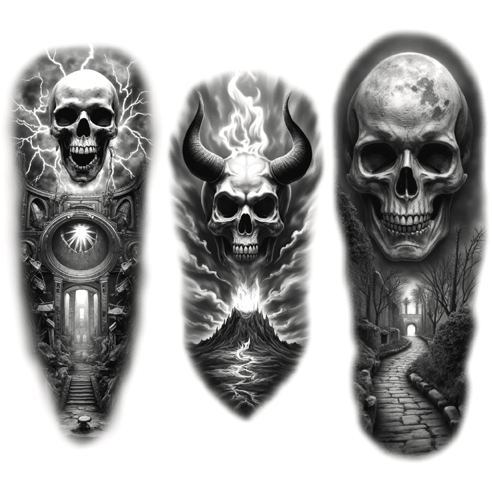3 Realistic Temporary Tattoos Waterproof Long Lasting Body Stickers ...
