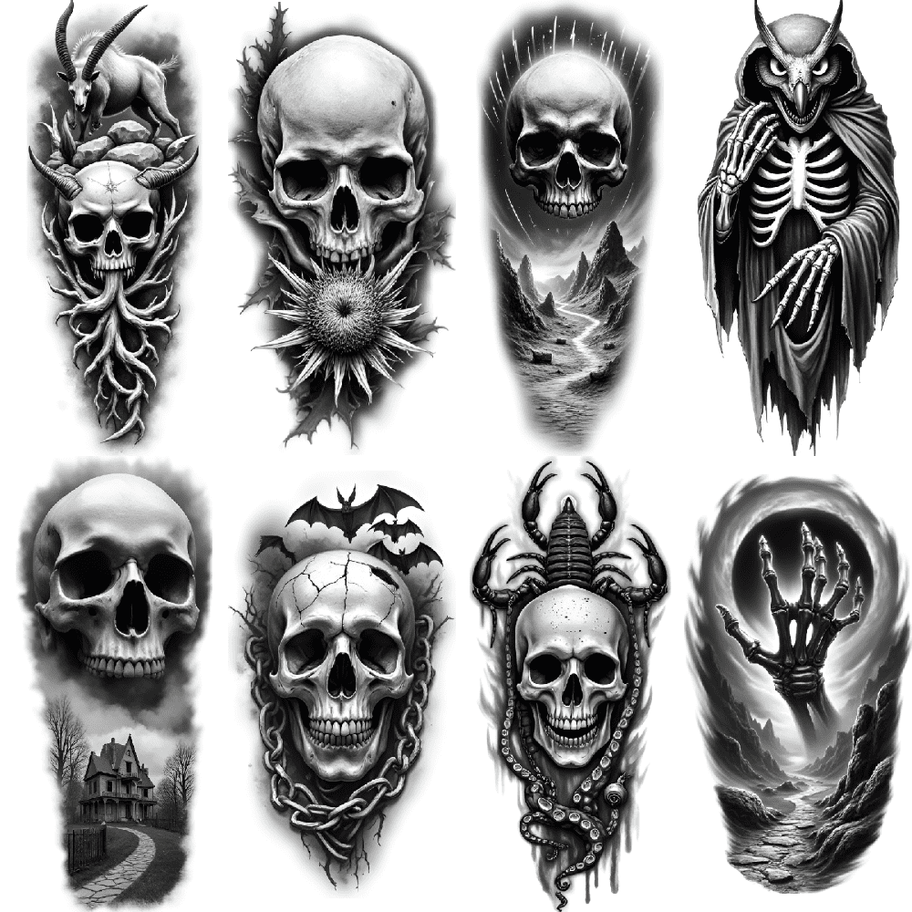 3 Realistic Temporary Tattoos Waterproof Long Lasting Body Stickers ...