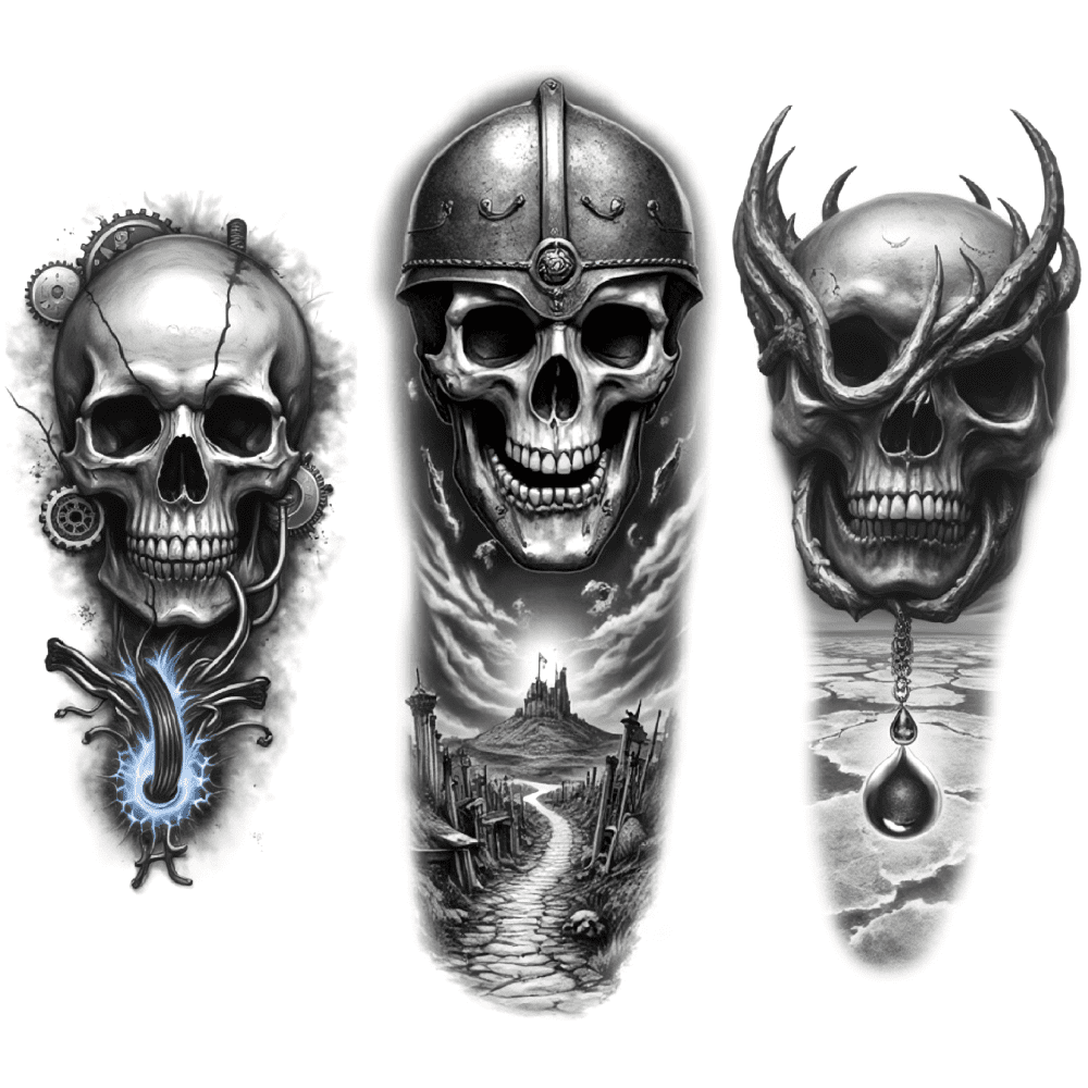 3 Realistic Temporary Tattoos Waterproof Long Lasting Body Stickers ...