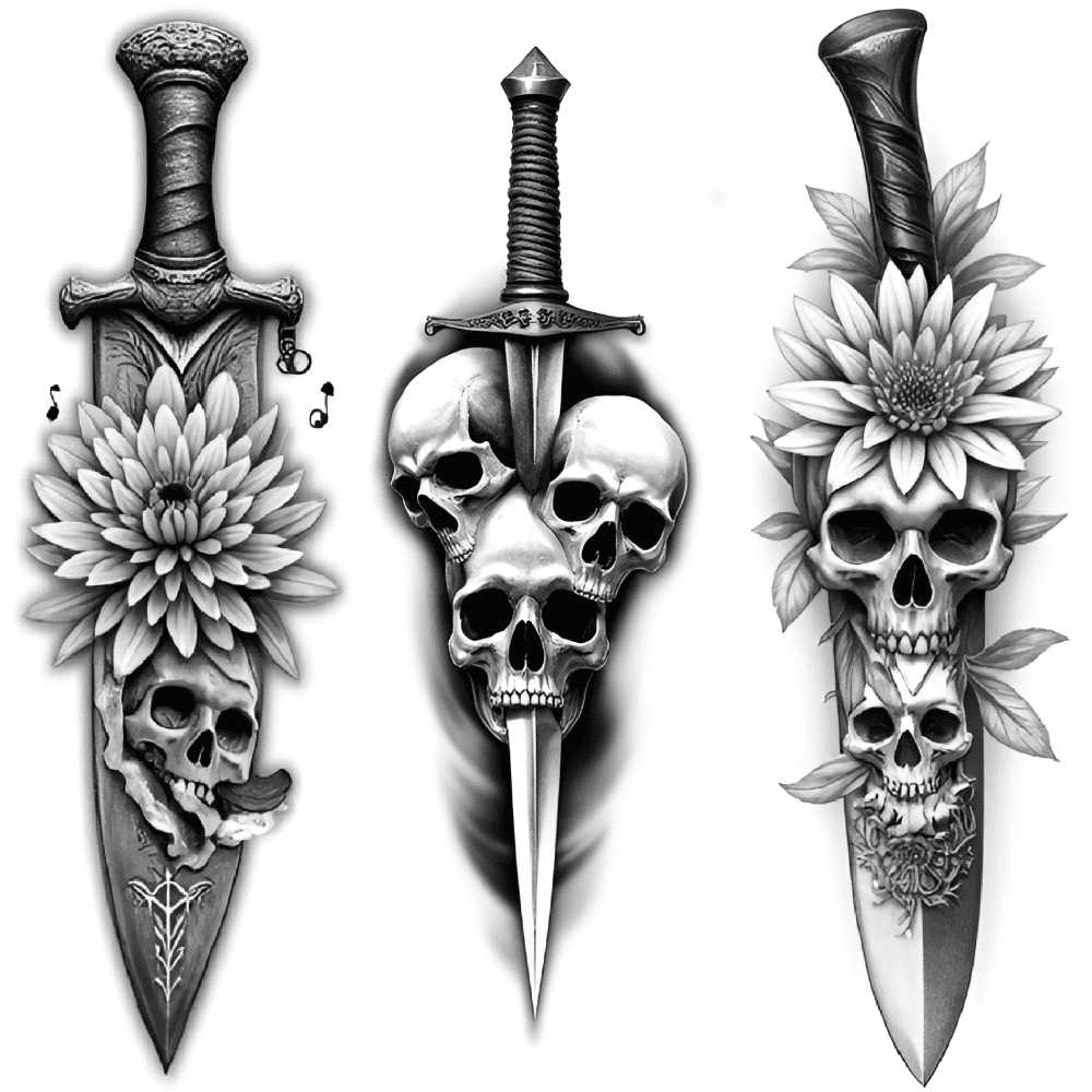3 Realistic Temporary Tattoos Waterproof Long Lasting Body Stickers ...