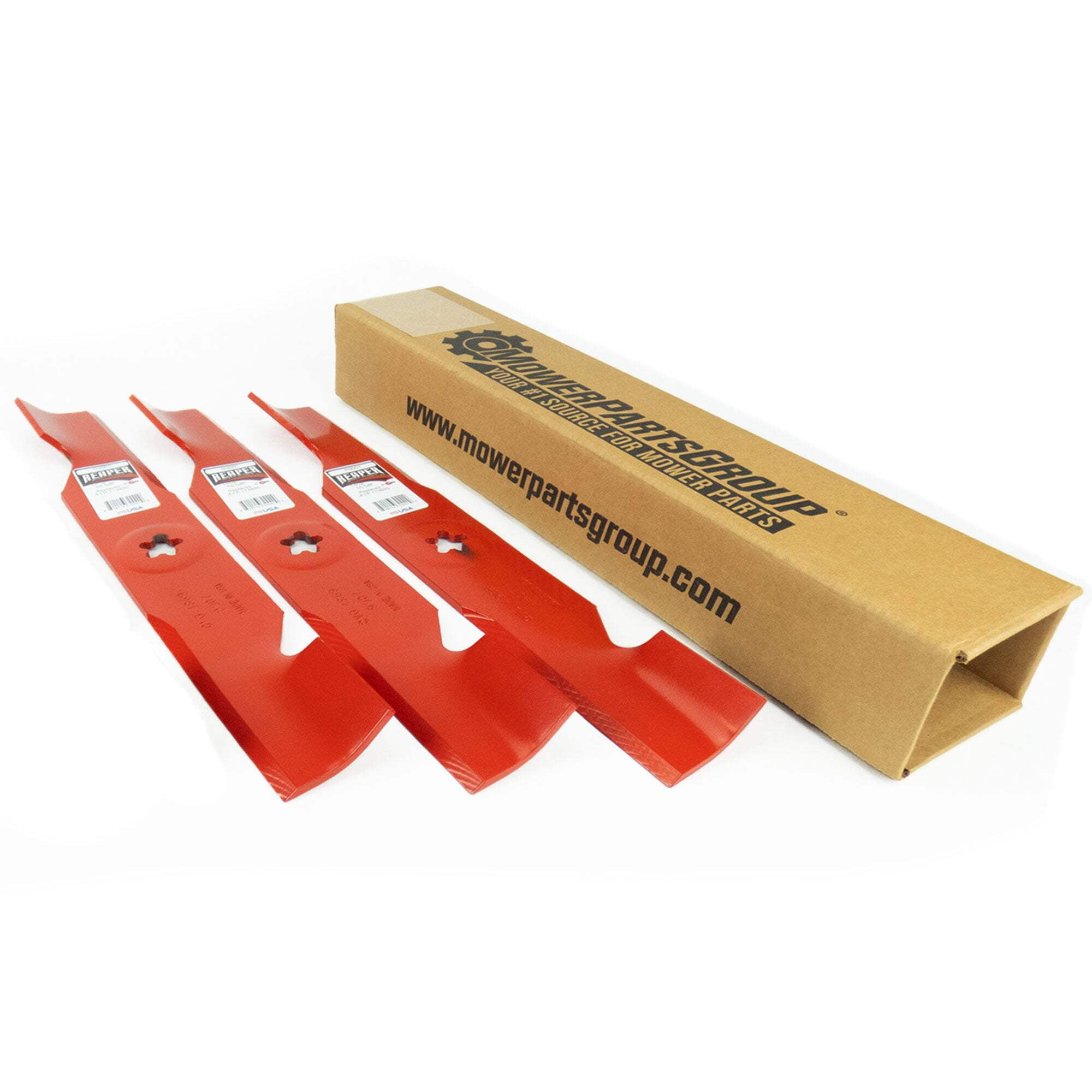 (3) Reaper Blades Fits Husqvarna Poulan 48" 173920 180054 575938201 ...