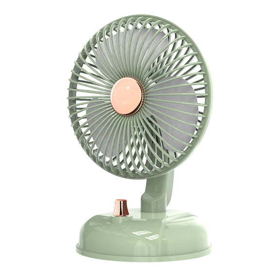 3 Rechargeable Desk Fan Portable Table Fan with Step-less Speed ...