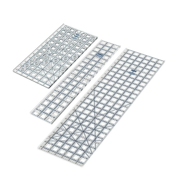 3 Rectangle Quilting Ruler Kit | 6x24, 6x12, 3x18 | Ruler Set with 3 ...