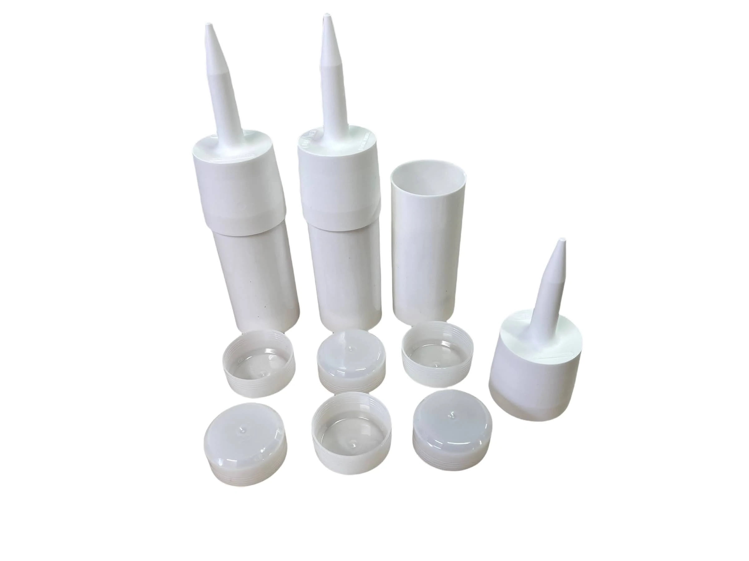 3 Pack Multipurpose Easy Squeeze Reusable & Refillable Caulk Tubes - 5 ...