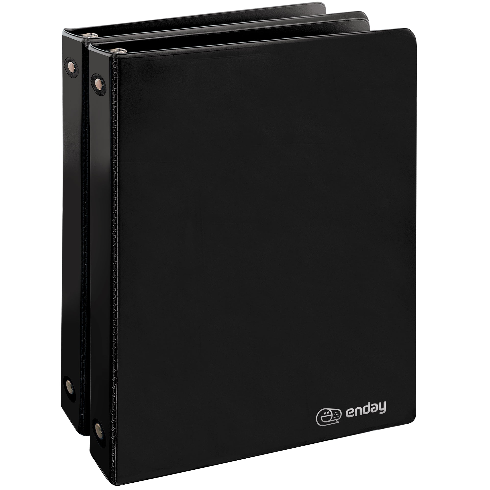 3 Ring Binder 1.5 Inch Black, 1 ½ inch Binder Clear View Cover with 2 ...