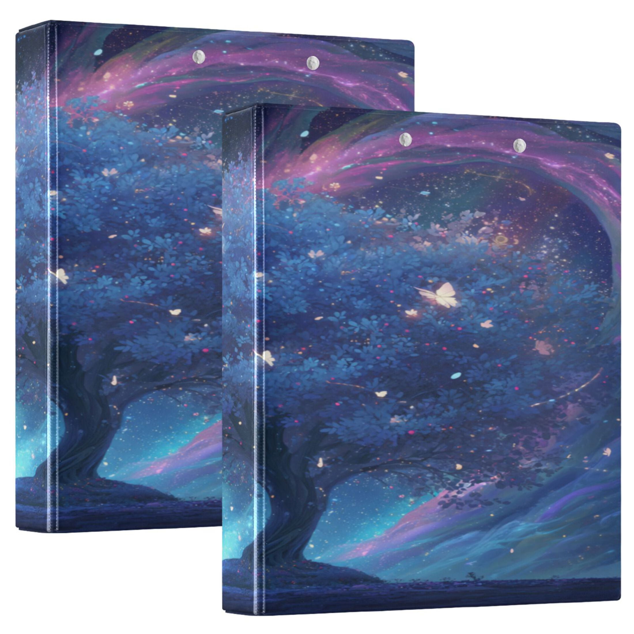3 Ring Binder 1.5 inch Round Rings with Interior Pockets Binders ...